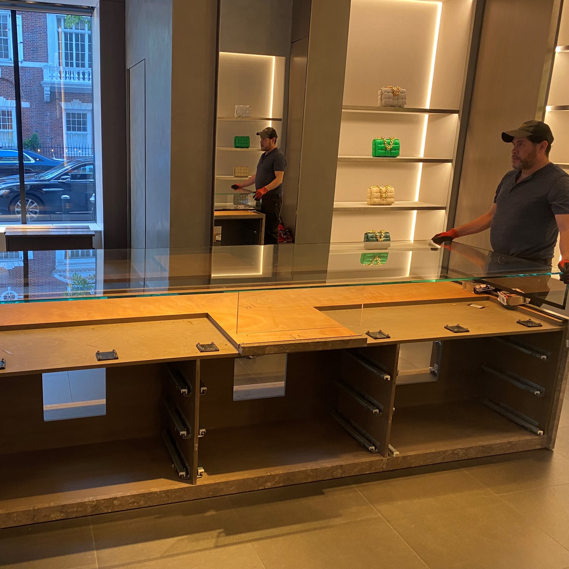 Bottega Veneta Installation and Removal Retail Construction Project ...